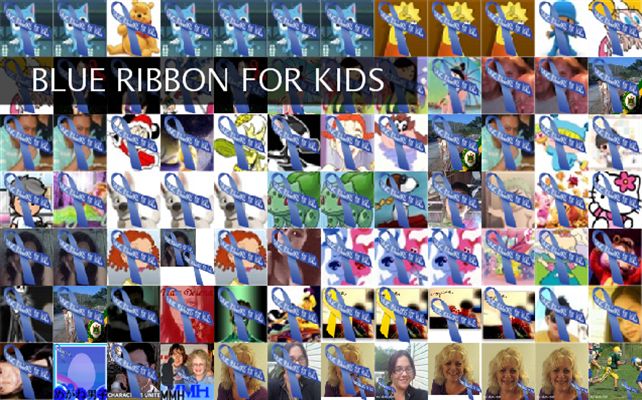 BLUE RIBBON FOR KIDS - Campaign Resources | Twibbon