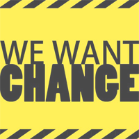 we want change - Support Campaign | Twibbon